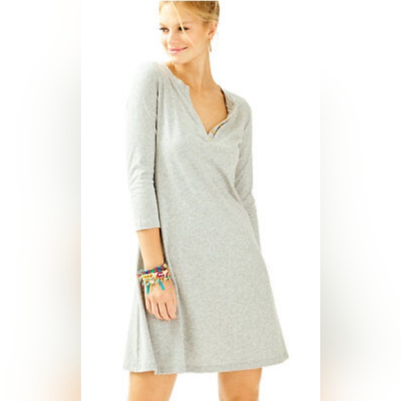 Lilly Pulitzer | Dresses | Xl Lilly Pulitzer Grey Banyan Dress | Poshmark